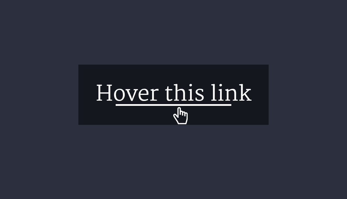 Underline CSS Transition Effect Design Lab Themes